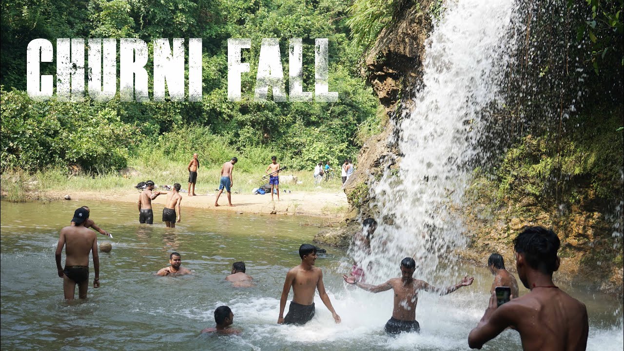 Bathing masti in waterfall - YouTube