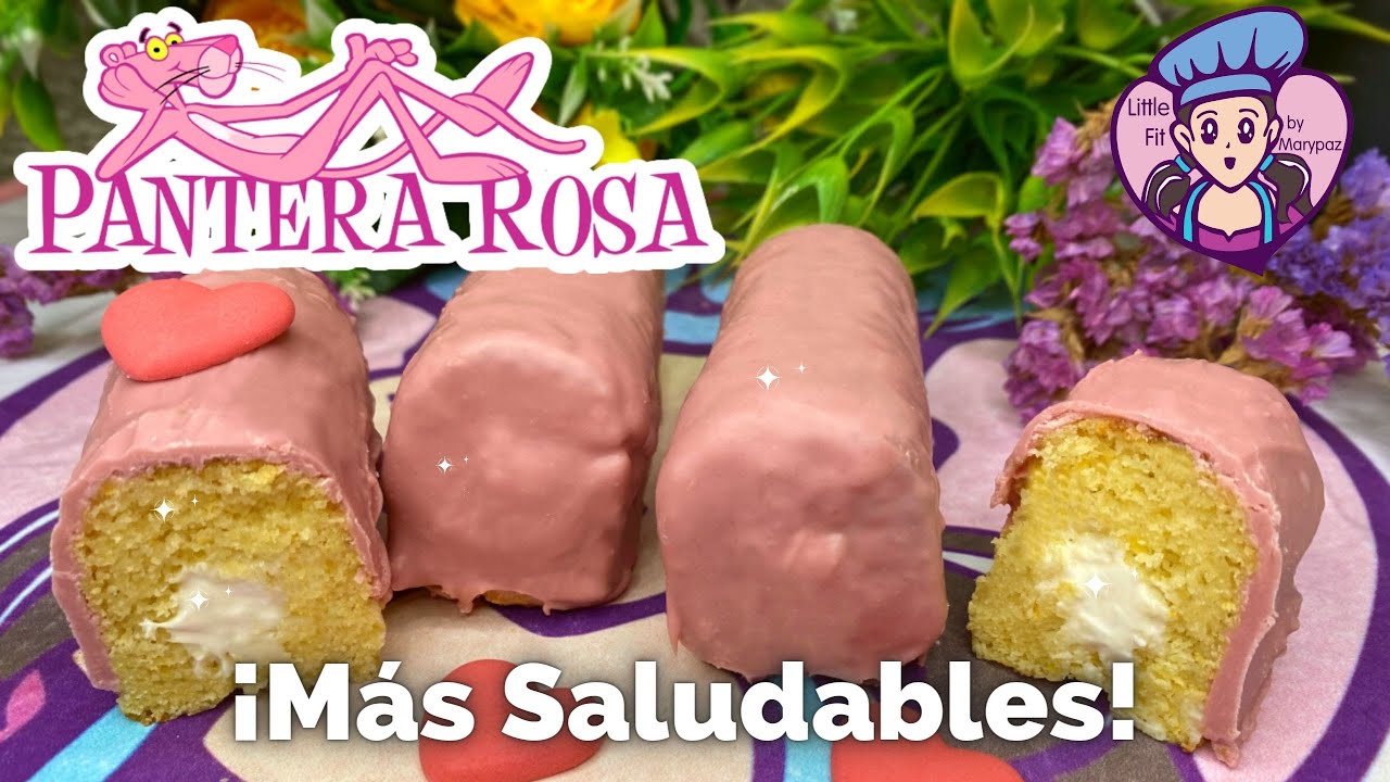 PANTERAS ROSAS CASERAS 😍 (Más Saludable y Sin Gluten) TE ENAMORARÁN ...