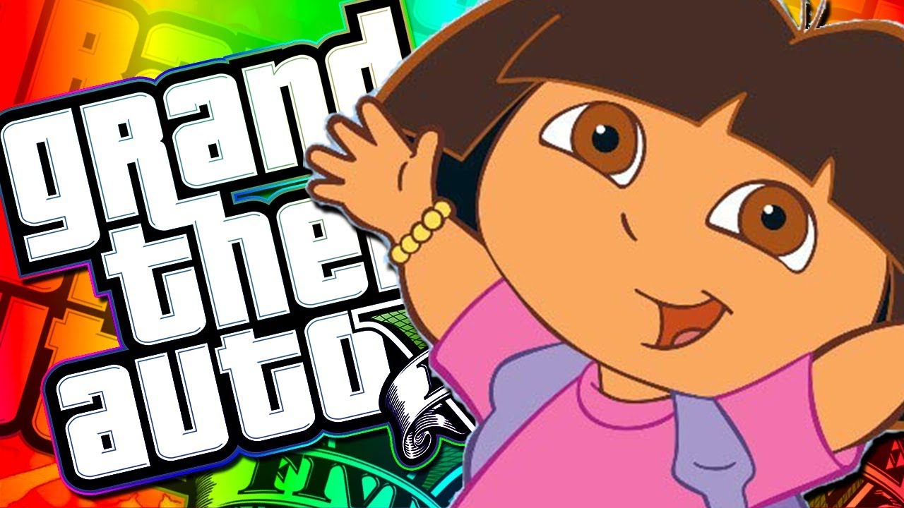 The ROAST of Dora the Explorer! - GTA 5 with The Crew! - YouTube