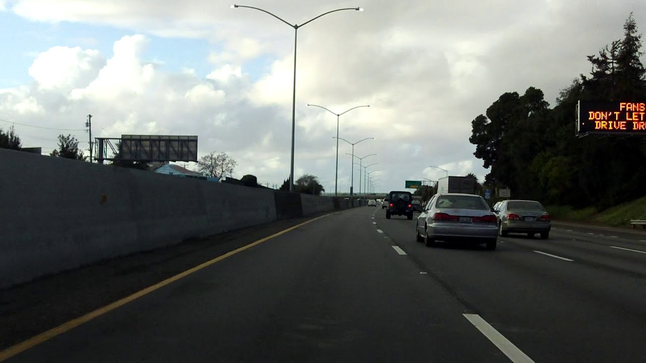Nimitz Freeway (Interstate 880 Exits 31 to 39) northbound - YouTube