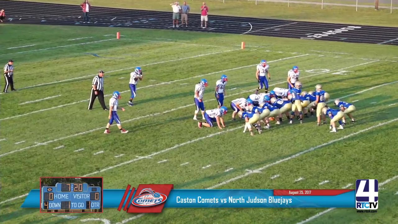 SC Caston Football vs North Judson 08 25 17 - YouTube