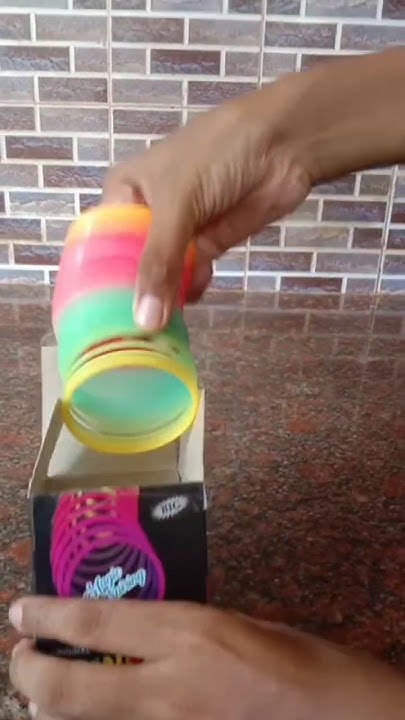 Bought new slinky spring toy #slinky #artistic boy - YouTube