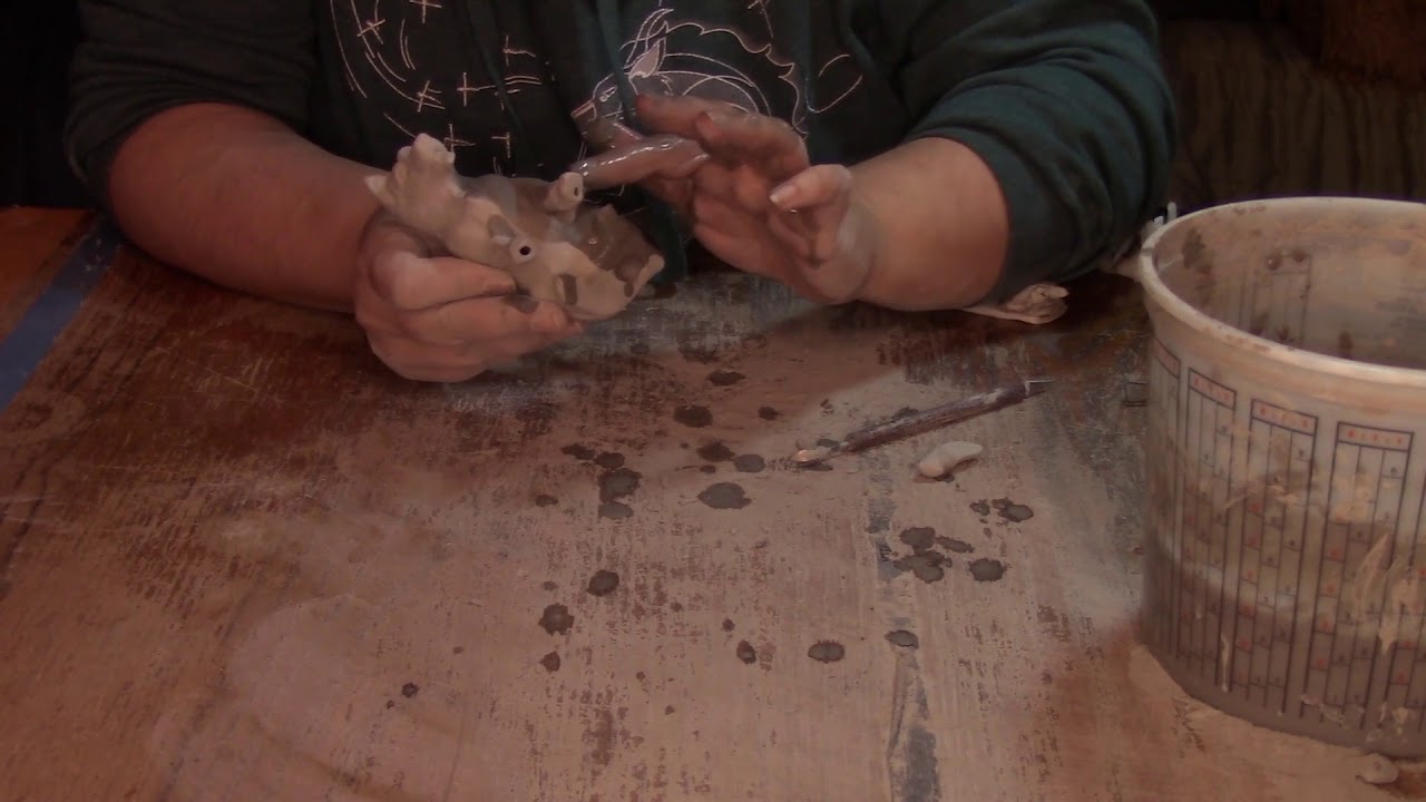 Cleaning the Greenware up Part 2 - YouTube