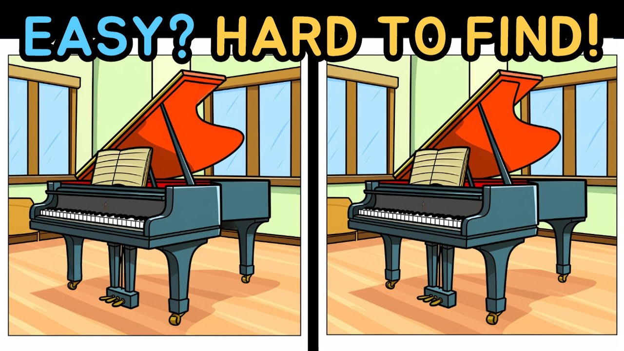 [Find the difference] EASY? HARD TO FIND! QUIZ! 🤔 [Spot the difference ...
