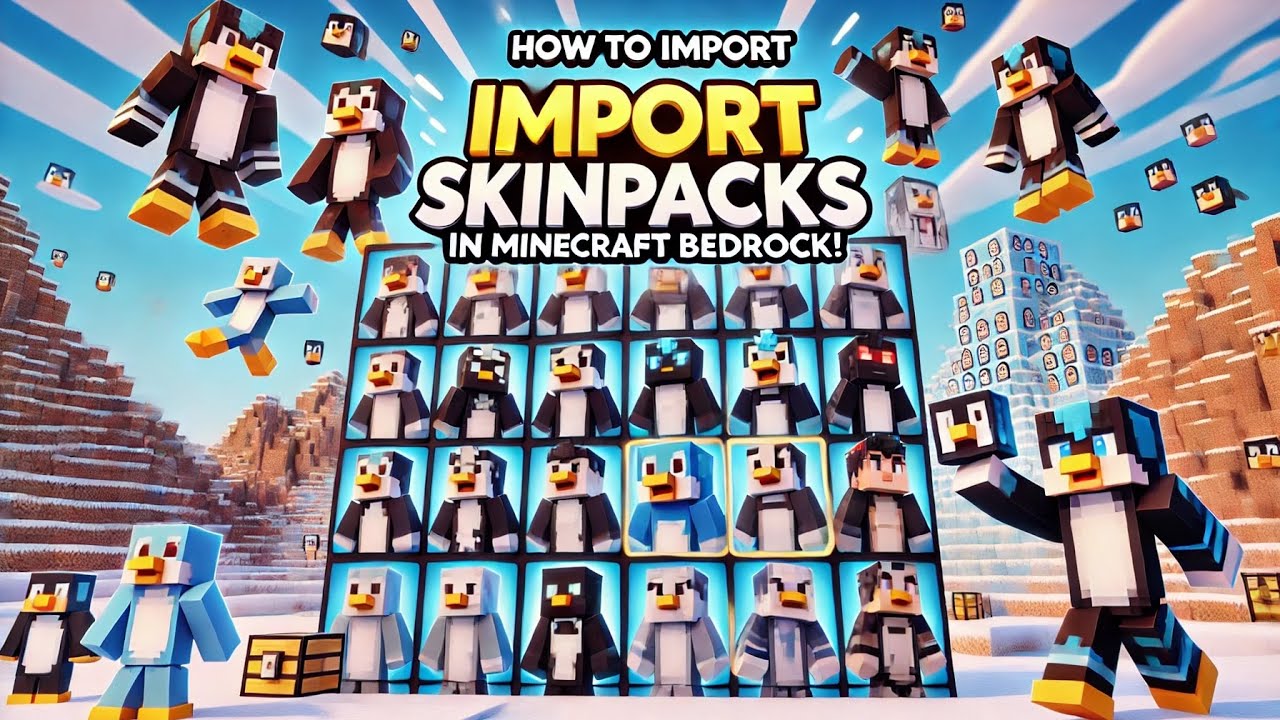 How to import skinpacks in Minecraft Bedrock | with iobit unlocker ...