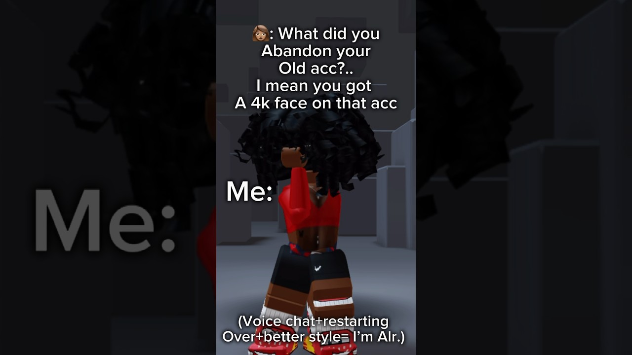 Imma still be on there time to time but I just wanna start over. Just ...