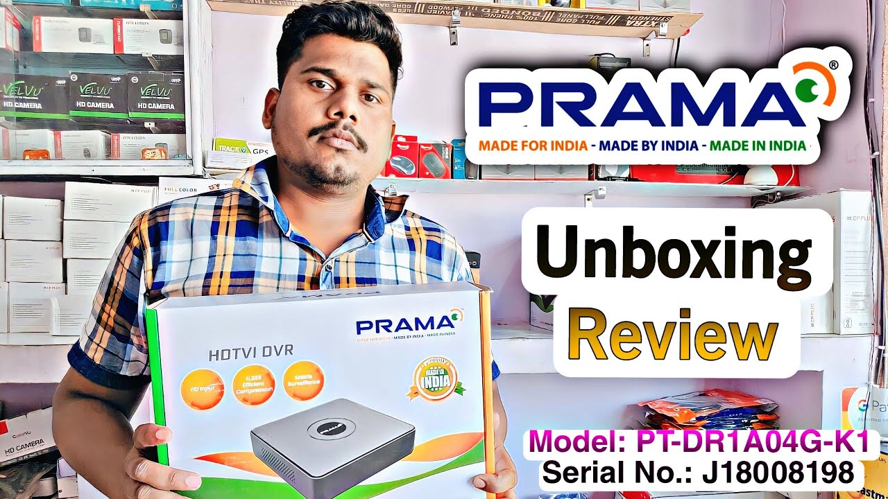 Best DVR Prama 4Ch 1080p FHD Support Unboxing Review Hikvision sub ...