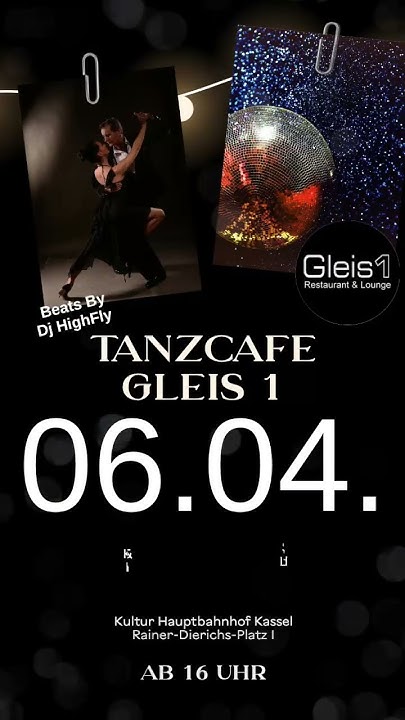 Jeden Sonntag von 16 - 20 Uhr Tanzcafe Gleis 1 Kassel - YouTube