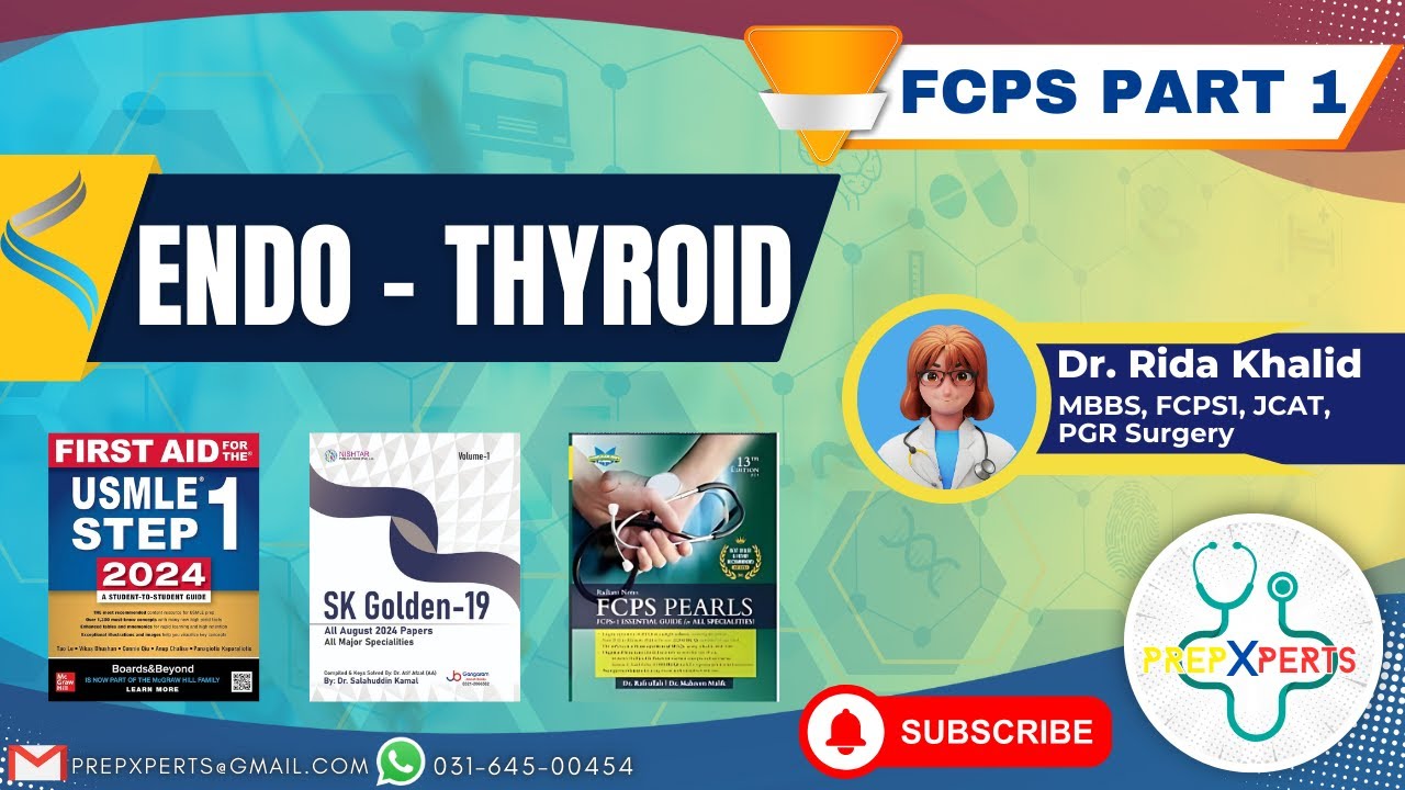 [FCPS1] Endocrinology - Thyroid by Dr. Rida Khalid - YouTube