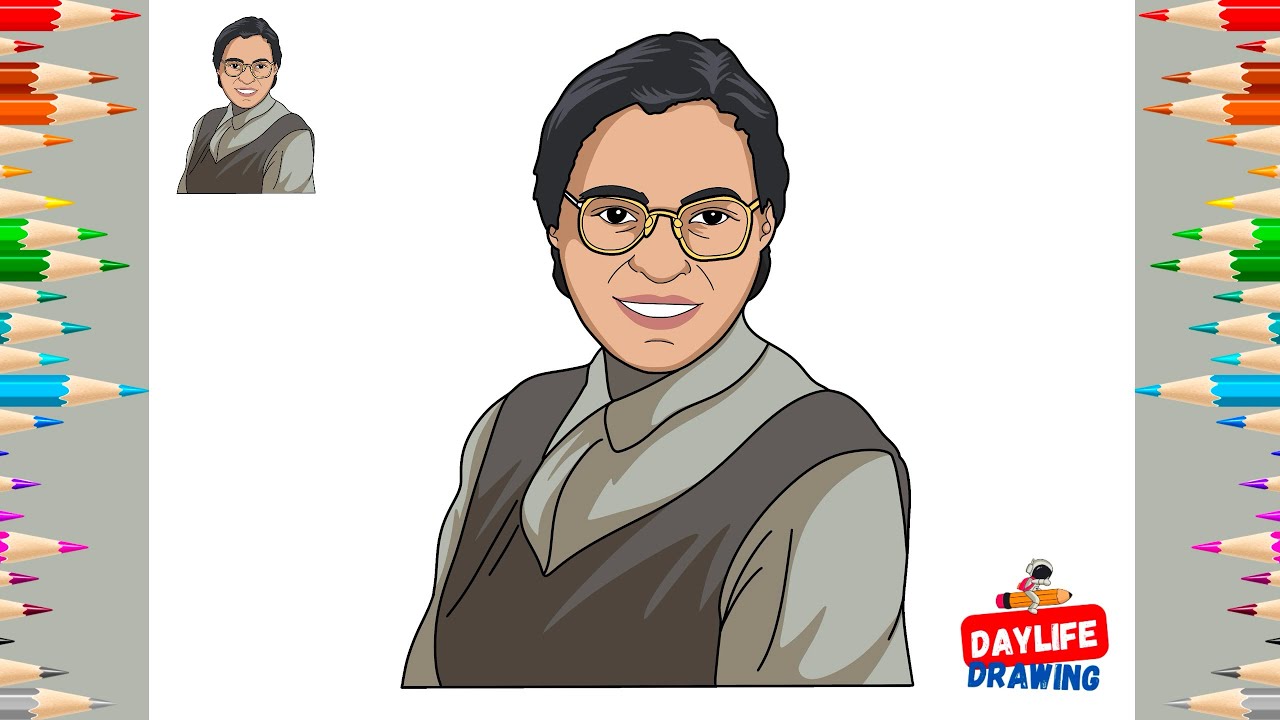 How to Draw Rosa Parks | Step-by-Step Famous Civil Rights Activist ...