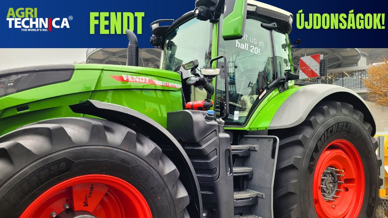 Fendt 2025: vadonatúj traktorok, jubileum és autonóm technológia - YouTube