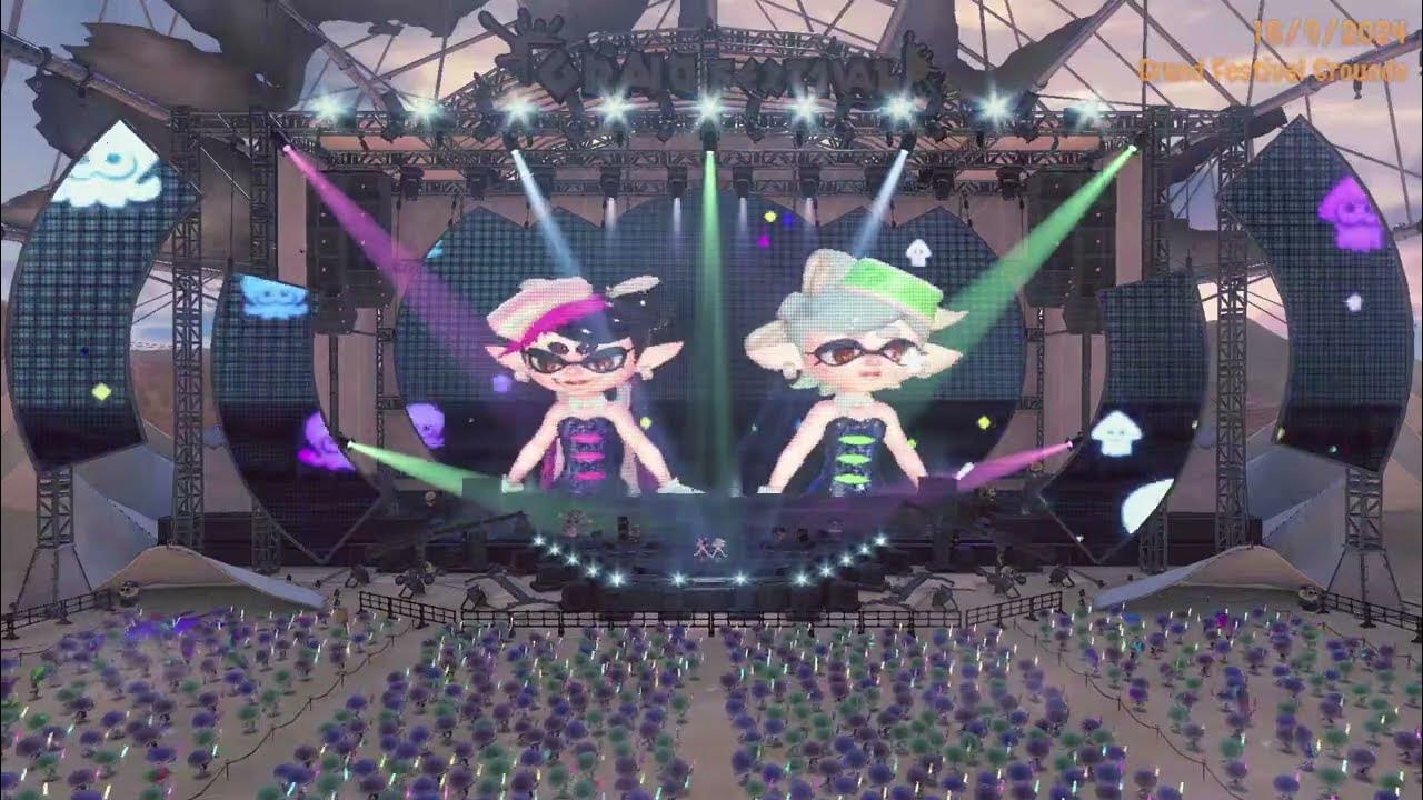 Splatoon 3 Grand Festival - Giant Clam Stage Full After-Splatfest Performance - YouTube