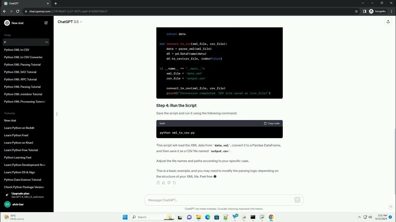 python xml to csv pandas - YouTube
