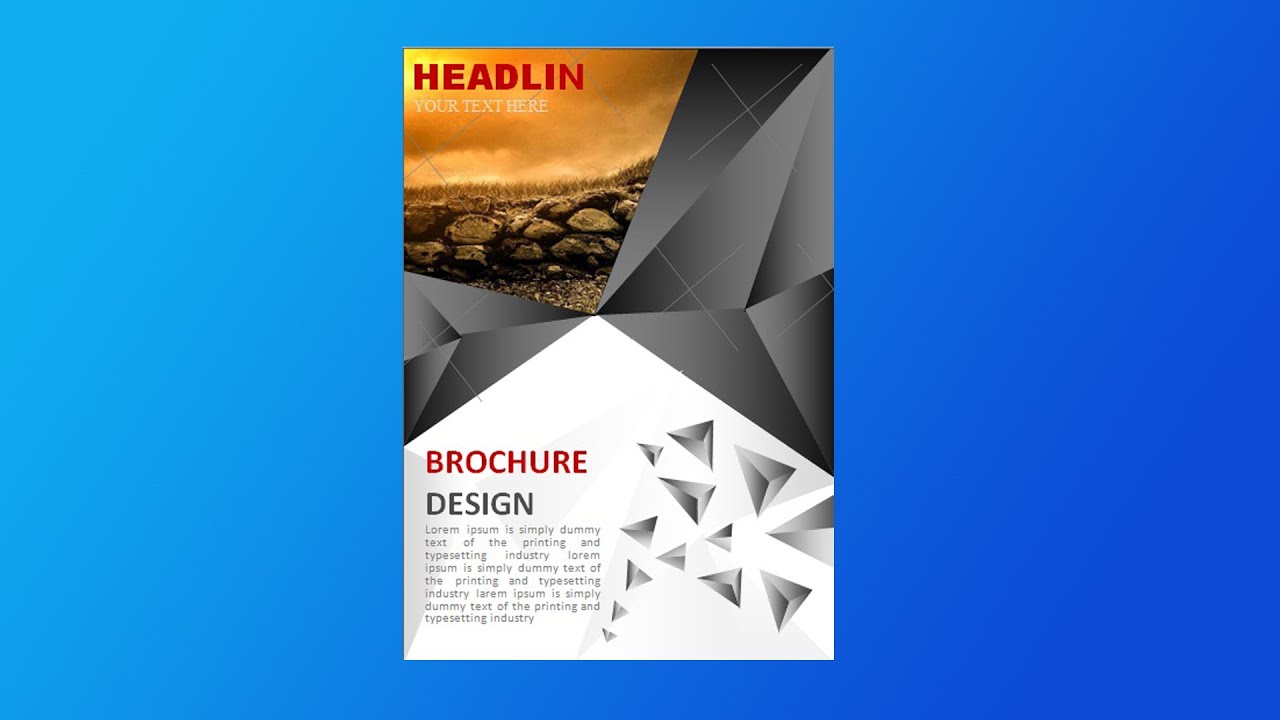 How to create attractive cover page design in microsoft word - YouTube