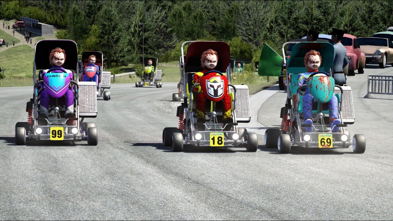 Chucky Go Kart! - KARTEGGINO MADMAXX at Old SPA - YouTube