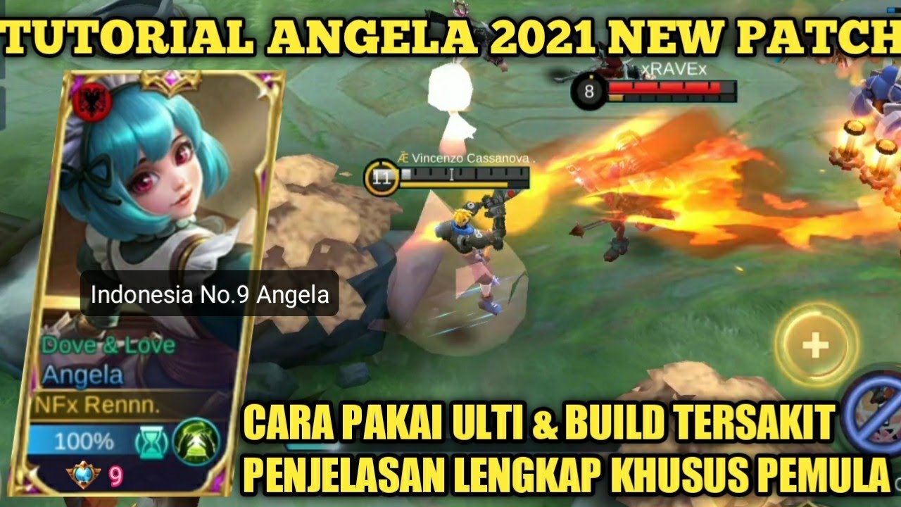 TUTORIAL ANGELA 2021 NEW PATCH | BUILD ANGELA TERSAKIT 2021 | BEST ...