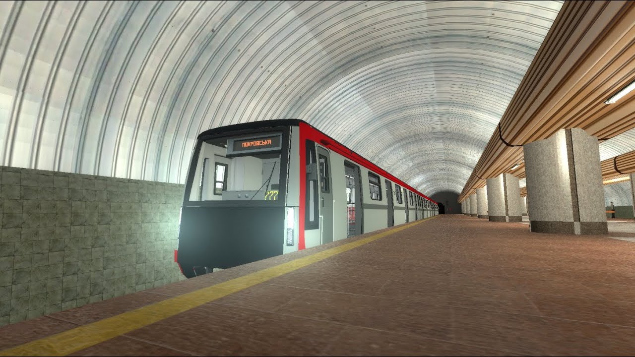 Metrostroi FS поездка на юбилейном. - YouTube