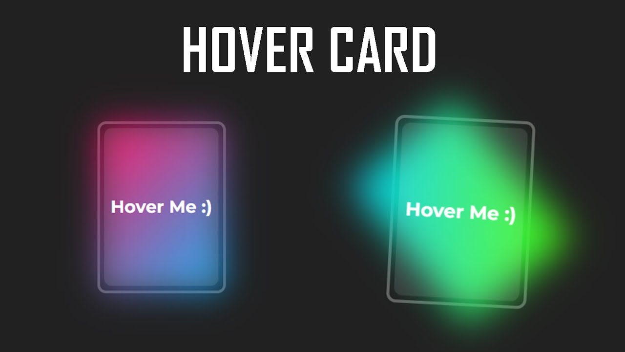 Creating Animated Hover Card Effects With Html And Css Easy Web 3025