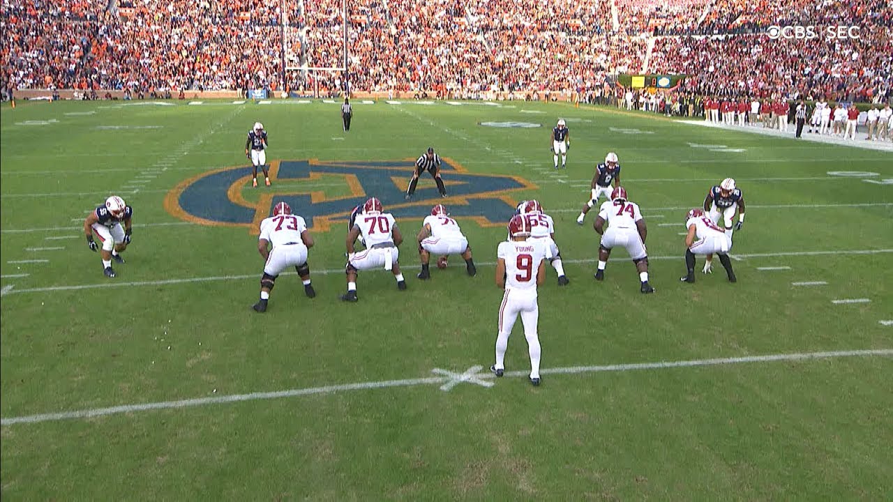 Alabama Offensive Line vs Auburn (2021)
