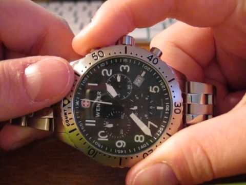 How to Recalibrate the hands on a Chronograph Watch - YouTube