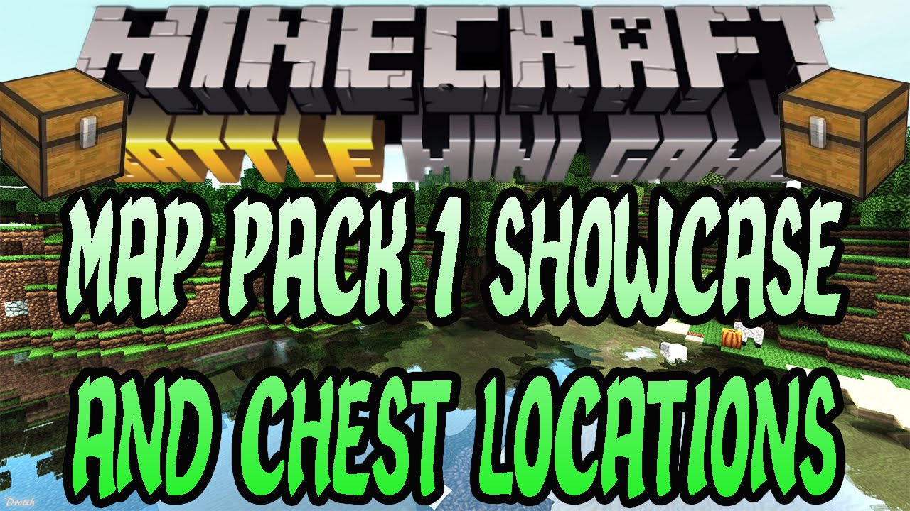 Minecraft PS4 Battle Mode Map Pack 1 Showcase and Chest Locations (PS4 ...