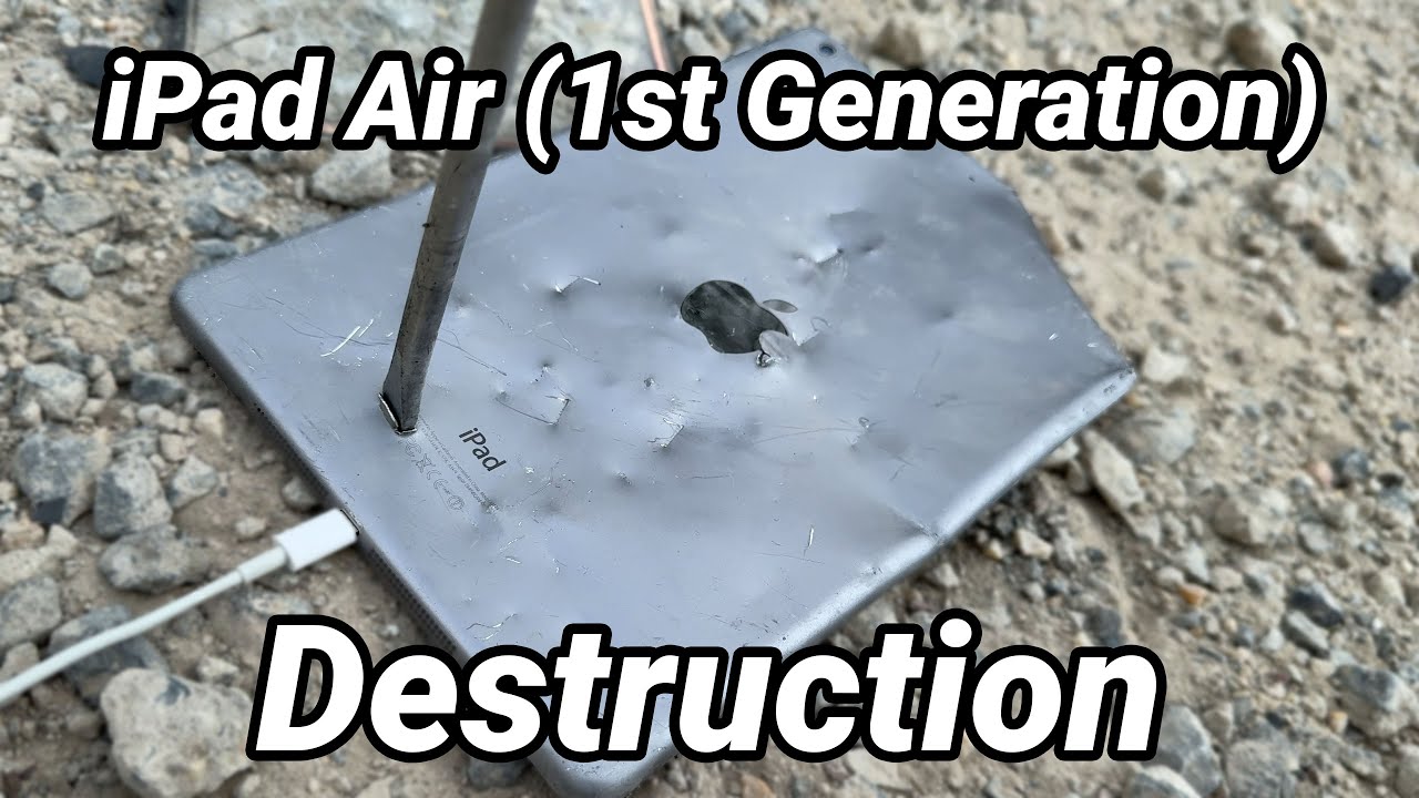 iPad Air 1 Destruction - YouTube