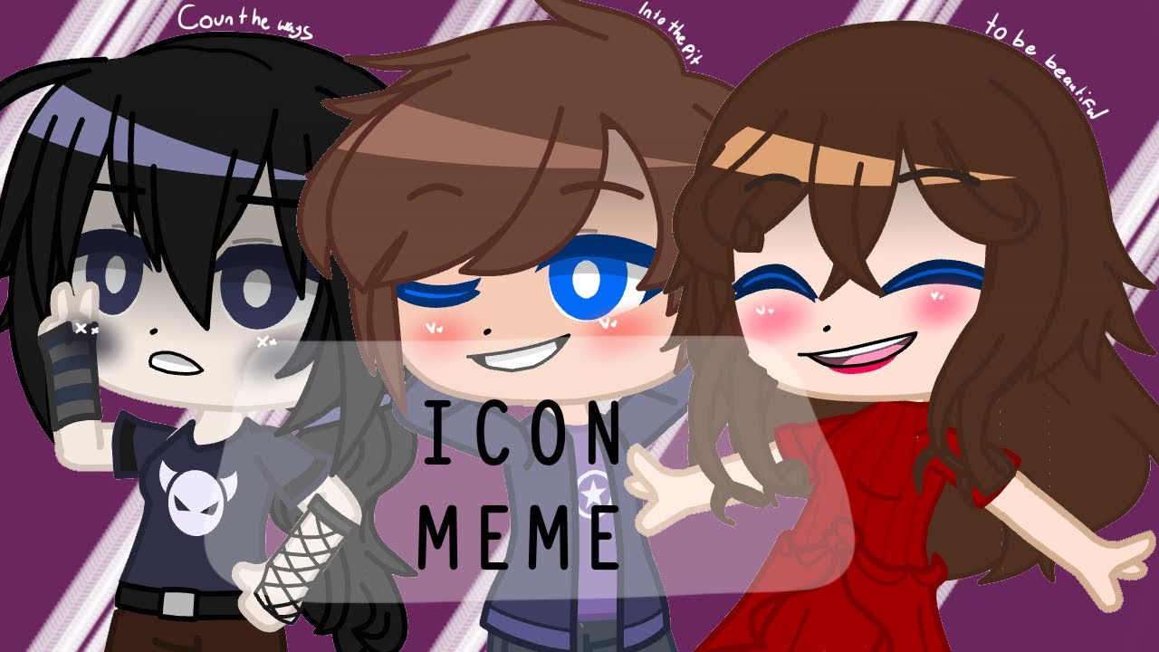 || ICON MEME || GACHA CLUB || INTO THE PIT BOOK SPOILERS || FNAF ...