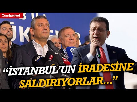 İmamoğlu gözaltına alındı! Özgür Özel'den ilk açıklama: Saraçhanede'yim, hiçbir yere ayrılmıyorum!