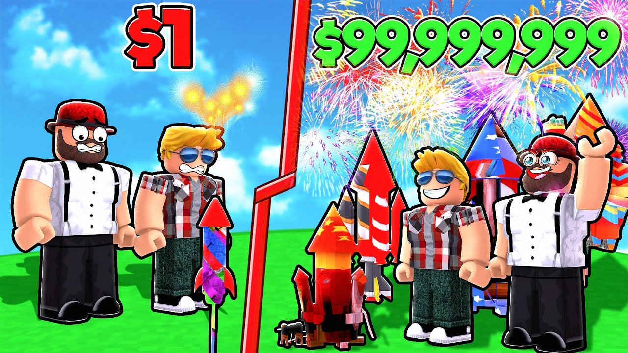 LAUNCHING MEGA FIREWORKS in ROBLOX - YouTube
