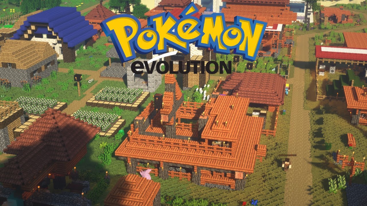 Minecraft: ENCONTREI uma VILA POKEMON - »PIXELMON EVOLUTION» - YouTube