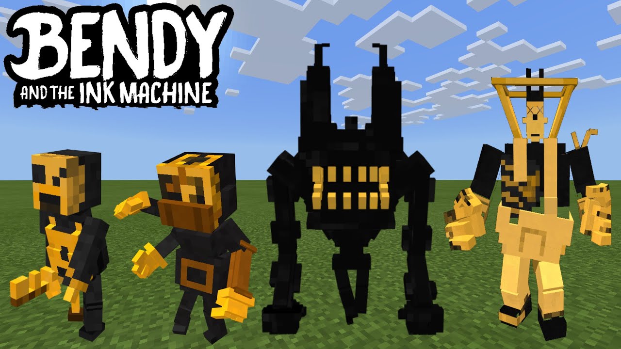 Bendy And The Ink Machine Addon BENDY VS BRUTE BORIS in Minecraft PE ...