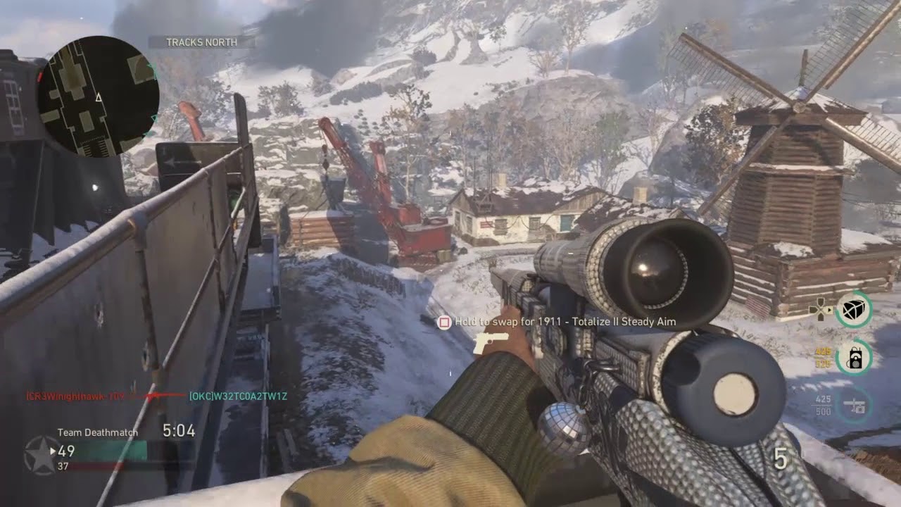 CoD ww2: Trying out the new sniper - YouTube