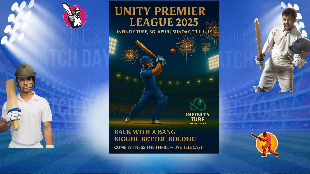 Unity Premier League | Infinity Turf Solapur | 2025 - YouTube