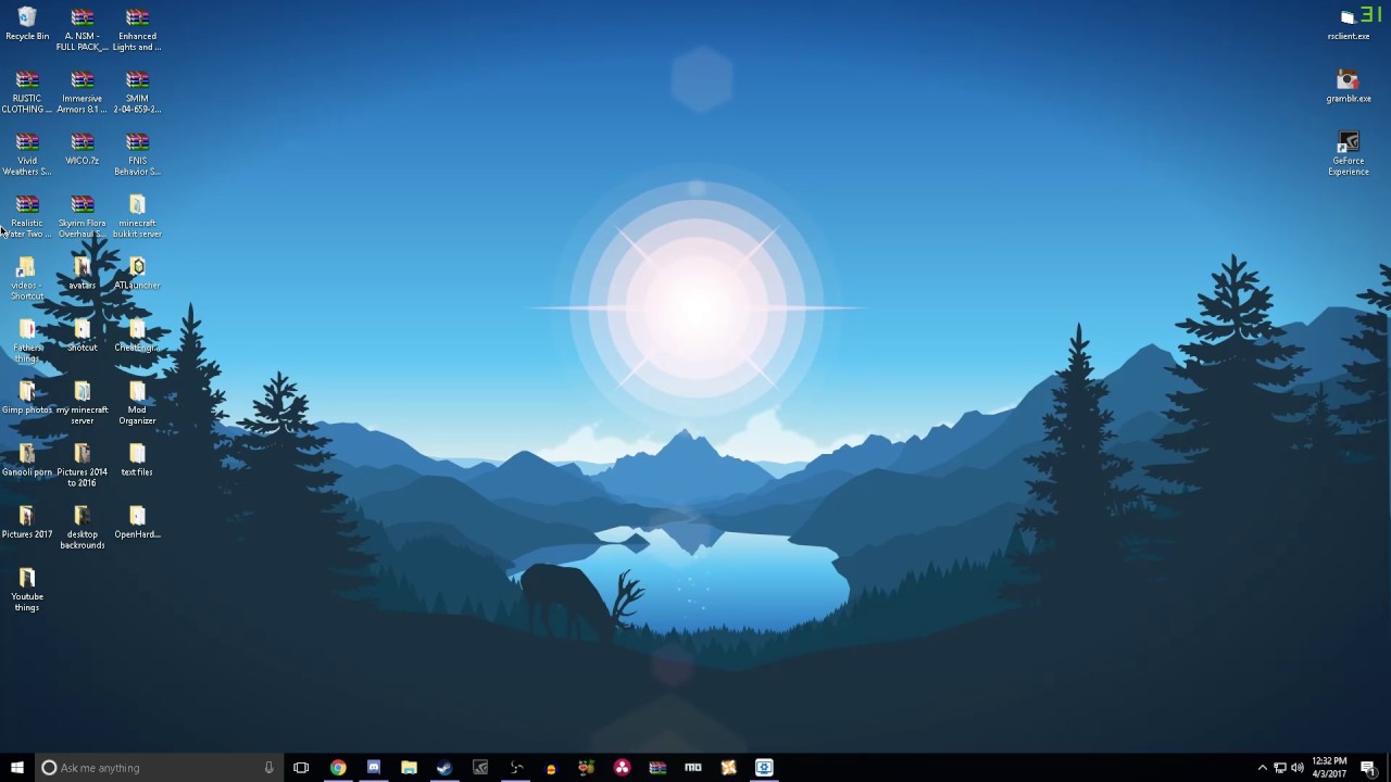 my desktop backround using wallpaper engine - YouTube