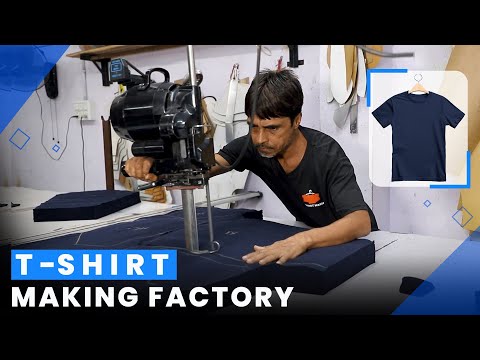 T-Shirt Production Process | How T-Shirt is Made in the Factory | Manufacturing of T-Shirt