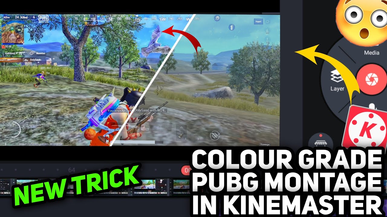 Pubg Lite Montage Video Colour Grading in Kinemaster || How To Colour Grade Pubg Montage - YouTube