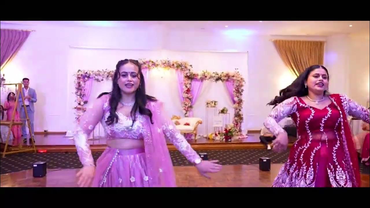 JURAYO JURAYO SISTERS PERFORMANCE || NEPALI WEDDING RECEPTION || NEPALI DANCE || AUSTRALIA 2024 ...