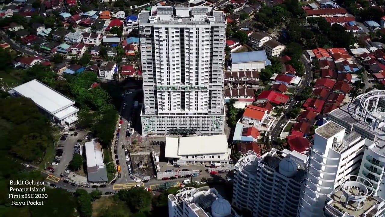 Neighbourhood views : Bukit Glugor, Penang Island, Malaysia - YouTube