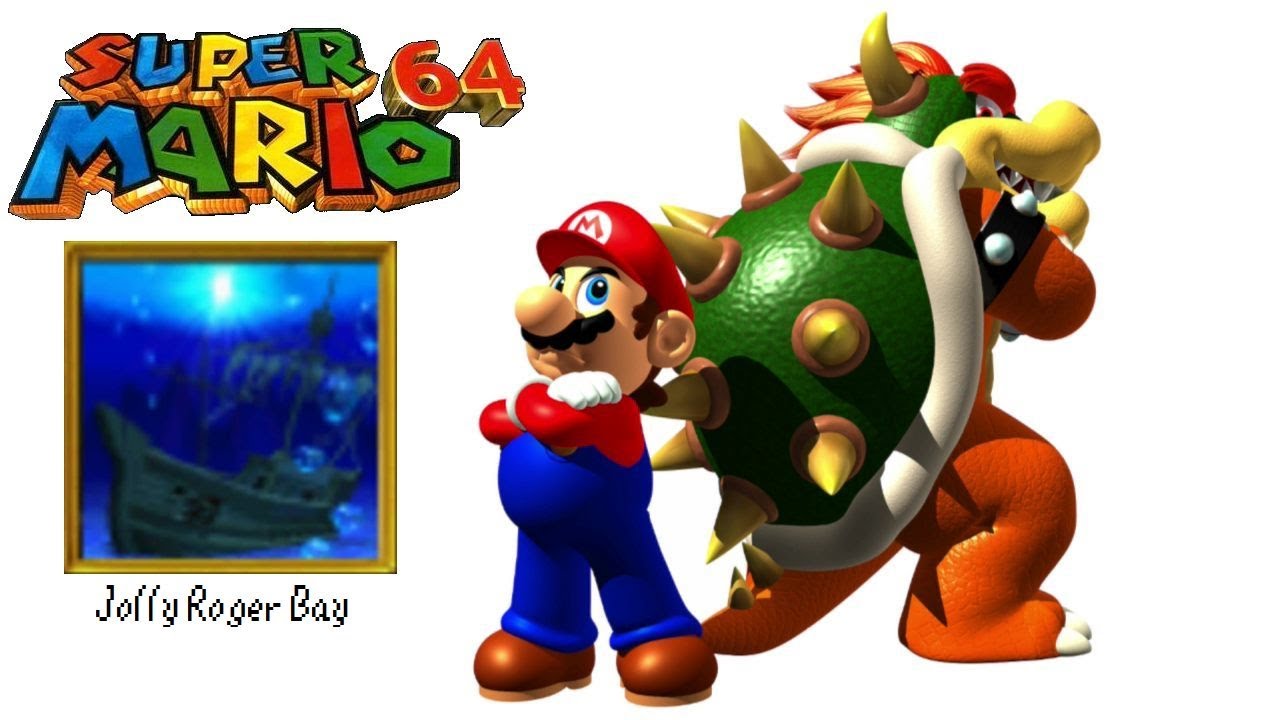 Super Mario 64 - Jolly Roger Bay [Walkthrough] - YouTube