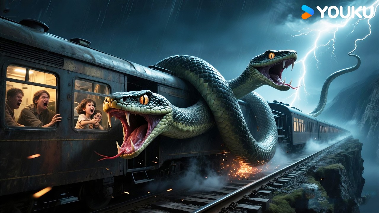 🐍🚂😱TWO-HEAD SNAKE CLIMB on TRAIN! Passengers SCREAM-SCREAM! | King of ...