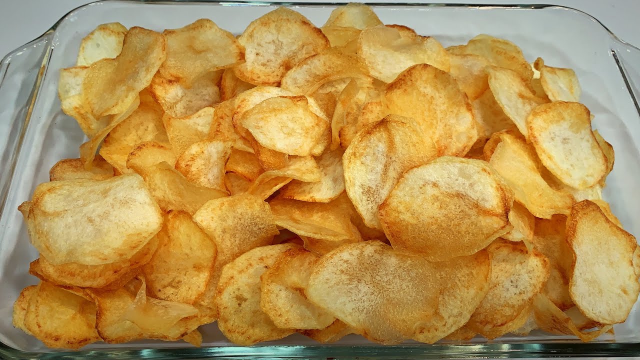 LAS MEJORES PAPAS 🥔 DORADAS Y CRUJIENTES-POTATO CHIPS / Más Ricas Que ...