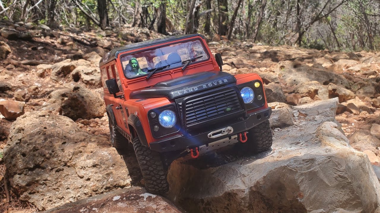 Boom Racing D110, scale trailing therapy - YouTube