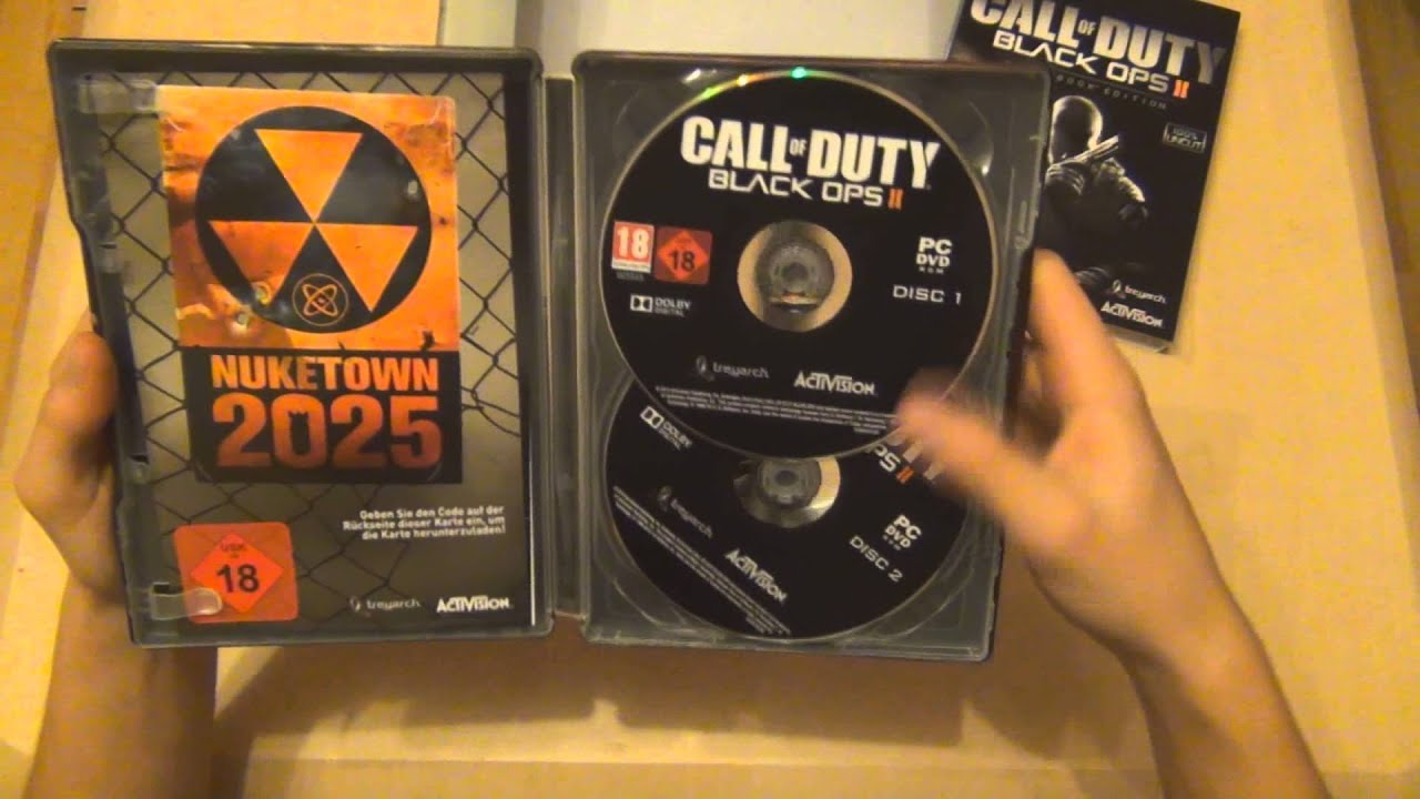 Call of Duty Black Ops 2 Steelbook Edition Unboxing [German] [HD] - YouTube