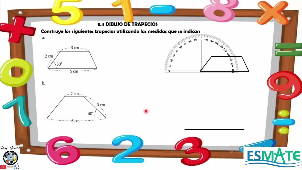 3.6 DIBUJO DE TRAPECIOS 4º GRADO CUADERNILLO - YouTube