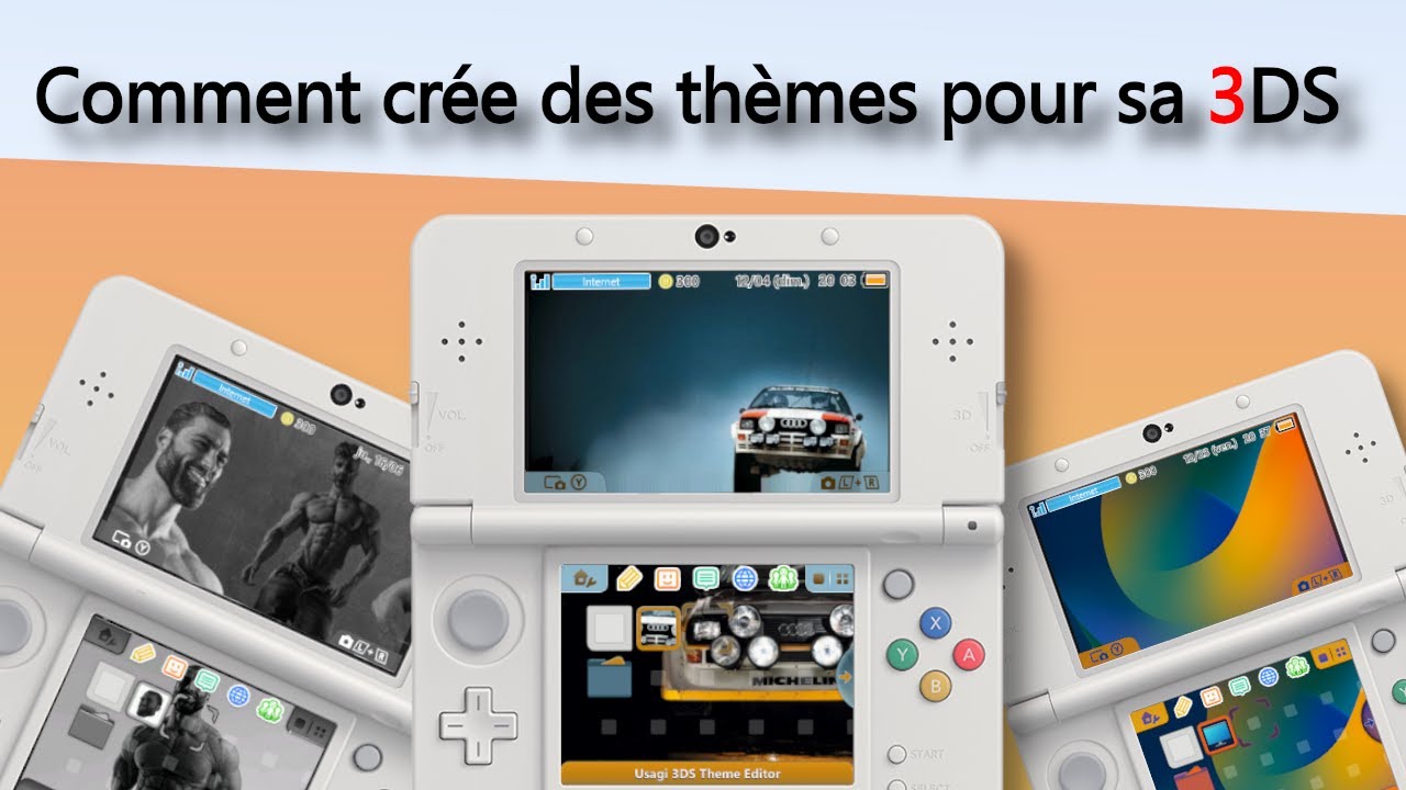 Comment créer des thèmes pour 3DS - YouTube