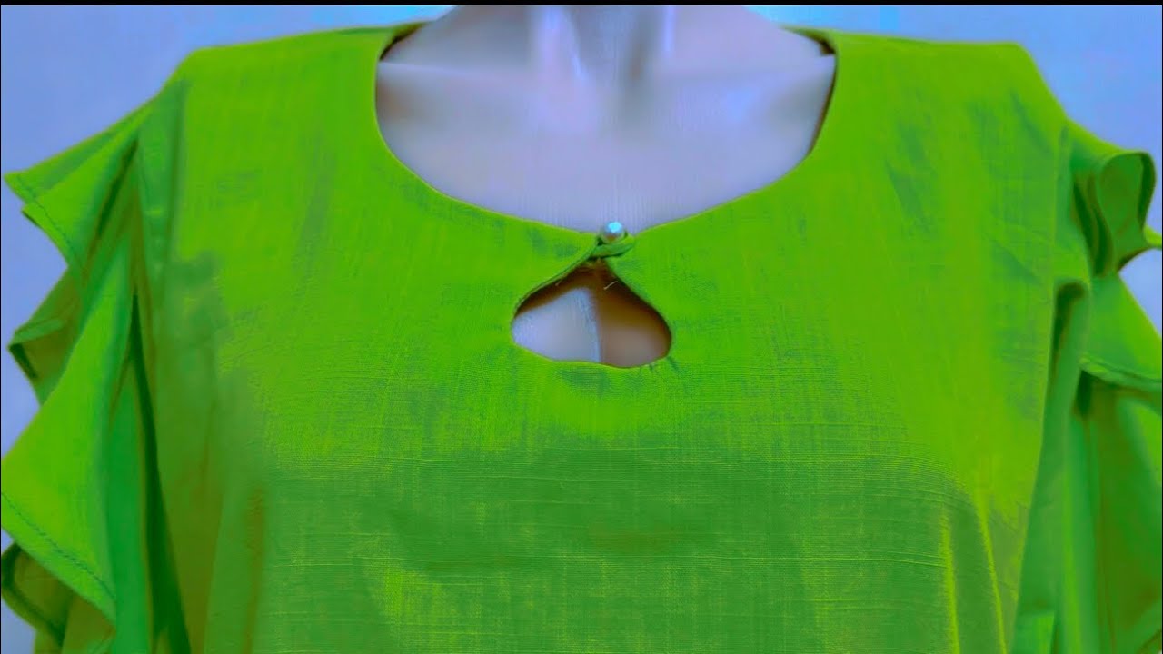 Beautiful neck design for sewing lovers - YouTube