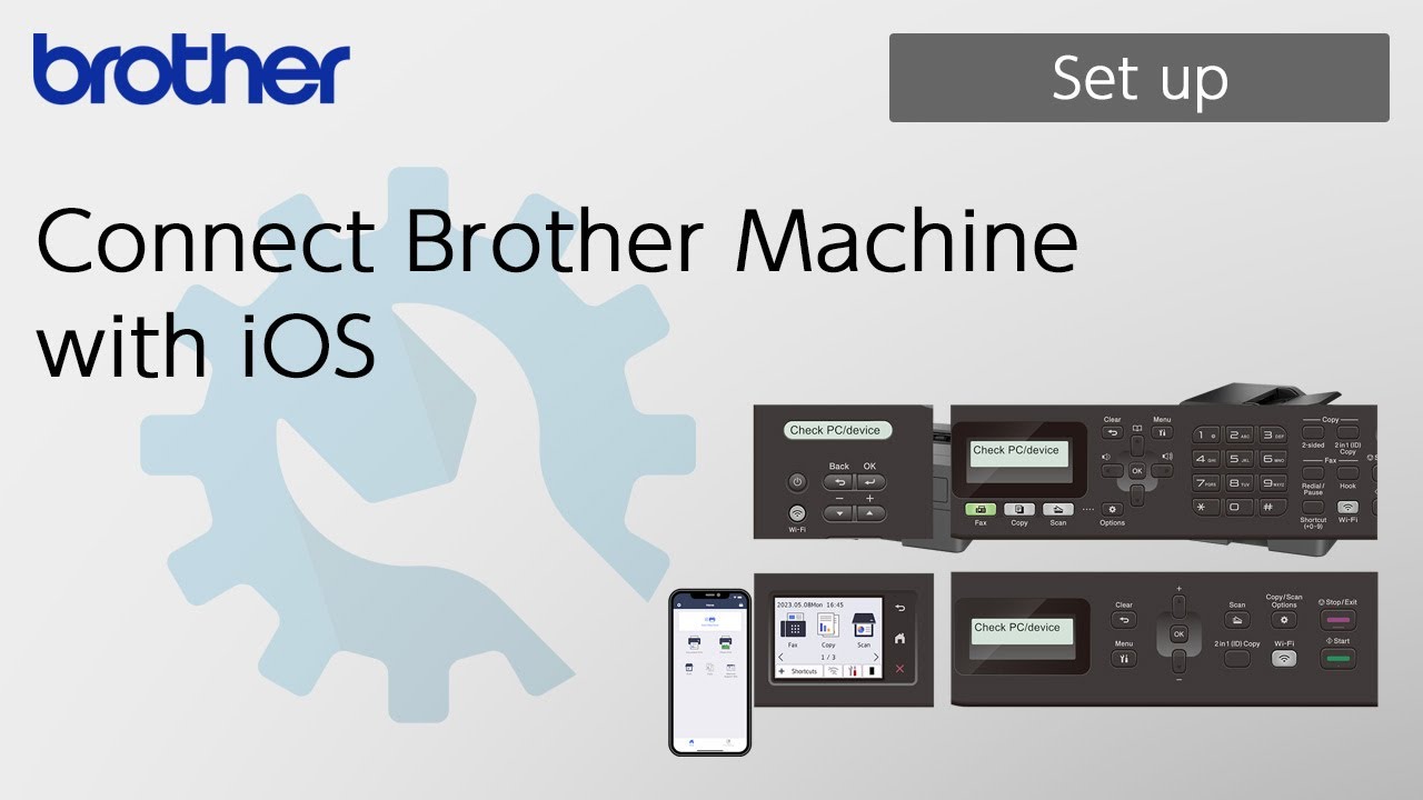 Connect Brother Machine with iOS [Brother Global Support] - YouTube