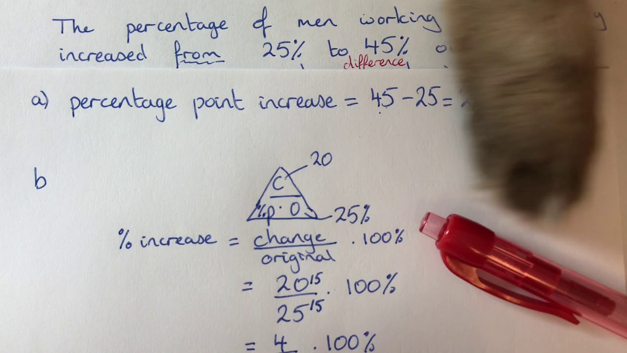 Percentage point Increase Compared With percentage Increase YouTube percentage-point-increase-compared-with-percentage-increase-youtube