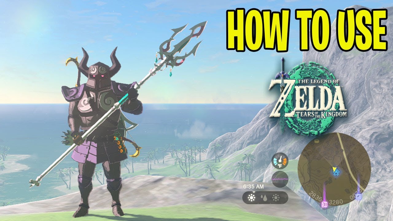 How To Use Lightscale Trident In Zelda Tears Of The Kingdom Ultimate ...