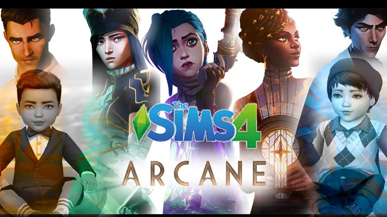 Babyfied Arcane characters are so CUTE!! (The Sims4 CAS) - YouTube